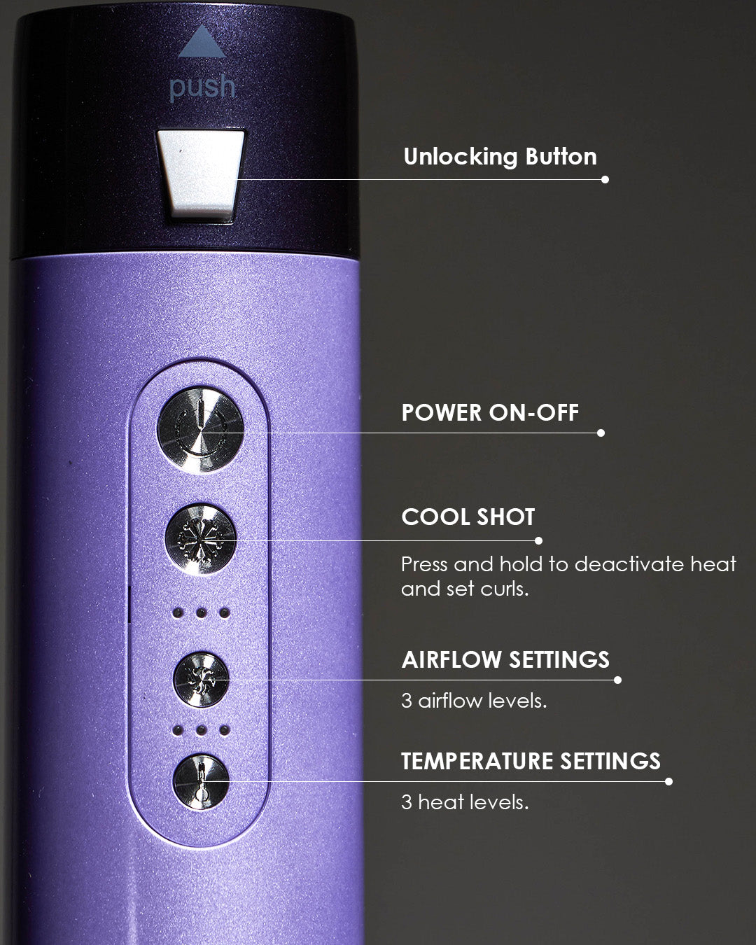 Air Pro™ 2 Amethyst a luxury hair styling tool– Luxx Store